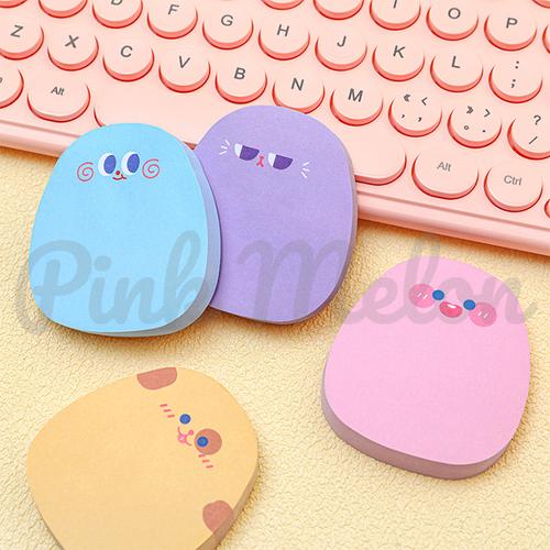 Jual Kertas Memo Sticky Notes Motif Emoji Karakter Lucu Warna Warni ...