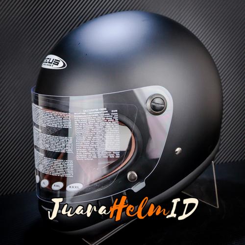 Jual ZEUS HELM ZS816E VINTAGE / BLACK DOFF / RETRO ZS 816E CLASSIC ZS ...