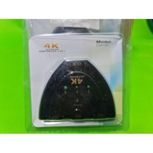 Jual HDMI Switch 3 to 1 (3 In 1 Out) Full HD 3D 4K - Jakarta Barat - ksp comp | Tokopedia