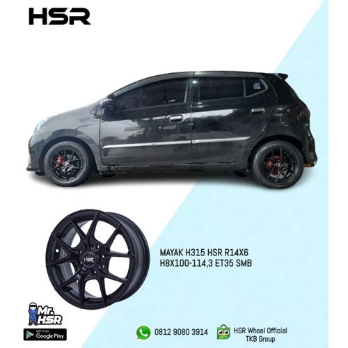 Jual Velg Mobil Brio Ring 14 Velg HSR Mayak ( H315 ) R14 Lebar 6 ET35 - Kab. Sleman - HSR Wheel ...