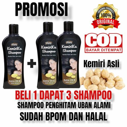 Jual [ORIGINAL] shampoo penghilang uban happy kemiriku - Kota Bekasi ...