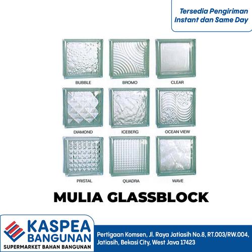 Jual GLASS BLOCK MULIA MOTIF / GLASSBLOCK DINDING - QUADRA - Kota ...