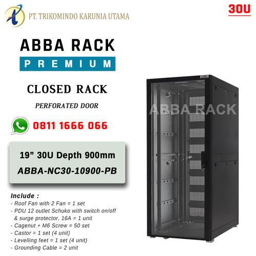 Jual ABBA RACK 19" Closed Rack 30U depth 900mm Perforated Door ...