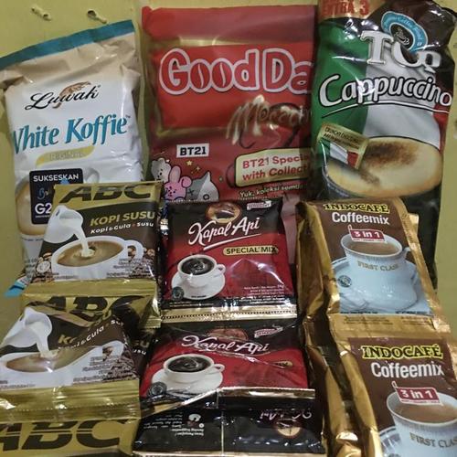 Jual kopi renceng ABC susu, kopi kapal api mix, goodday, indocafe ...