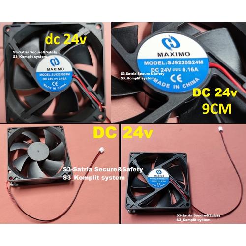 Jual maximo 9 cm fan DC 24v dc24v 9cm kipas exchaust power adaptor ...