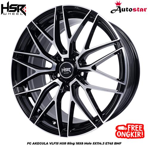 Jual VELG HSR FG AKEGULA R18 PCD 5x114,3 untuk HRV,CRV,INNOVA,HARIER ...