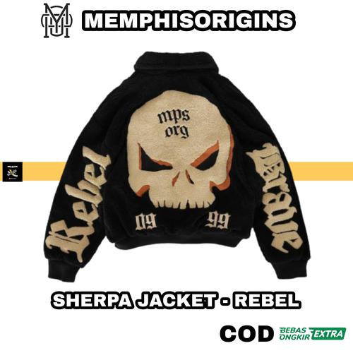 Jual MEMPHISORIGINS - SHERPA REBEL JACKET / MEMPHIS ORIGINS JAKET - XXL ...