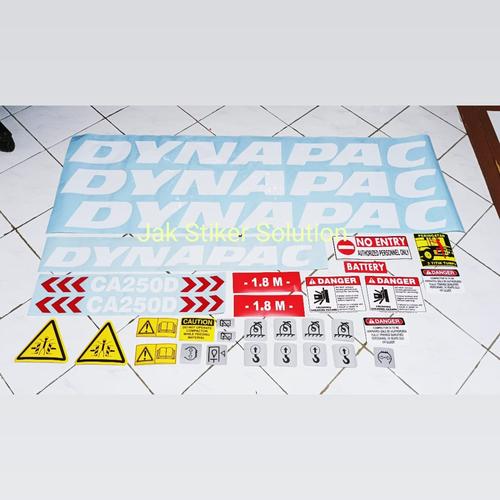 Jual Stiker Dynapac CA250D Sticker Alat Berat - Kab. Cirebon - Sticker ...