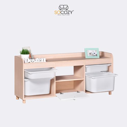 Jual Rak Mainan Besar 18 Multifungsi dengan Laci Warna Natural - Kab ...