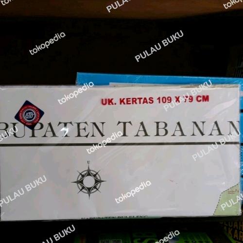Jual PETA LIPAT KABUPATEN TABANAN - Kota Bandung - PULAU BUKU | Tokopedia