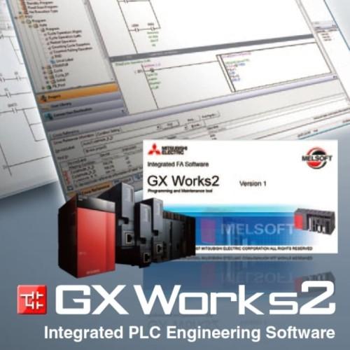 Jual Software PLC Mitsubishi GX Works2 Latest Update with Serial Number ...