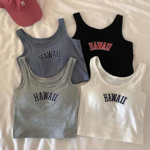 Jual •Ninabobo• BR167 Tanktop Atasan Sport Bra Hawaii Baju Olahraga ...