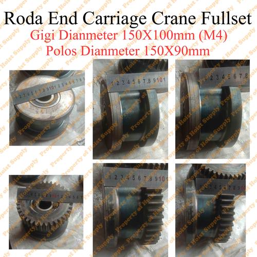 Jual Roda End Carriage Crane/hoist Saddle Wheels tersedia M3, M4, M5 ...