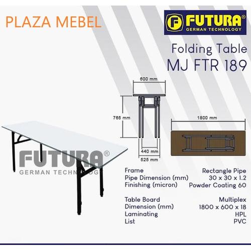 Jual Meja Lipat Besar Futura FTR 189 Uk 180 / Folding Table / Meja ...