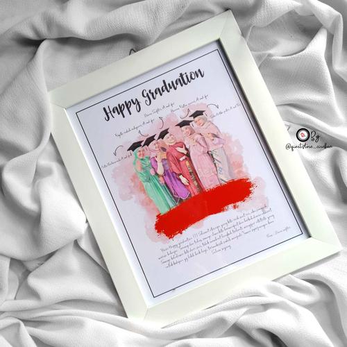 Jual Hadiah Wisuda/Ulang Tahun/Bingkai/Splash color - Foto Bingkai ...