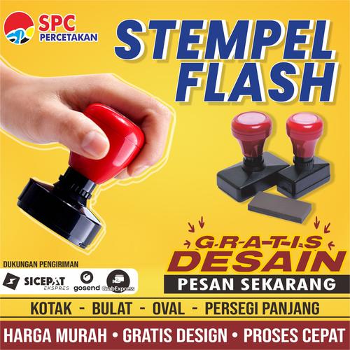 Jual STEMPEL MURAH | Stempel Flash Otamatis | FREE DESIGN | 1 JAM JADI ...