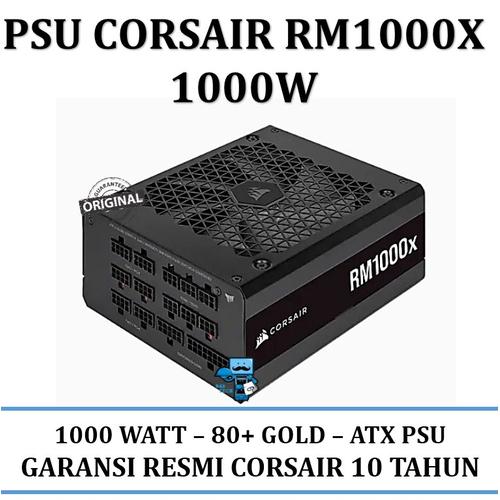 Promo PSU Corsair RM1000X / RM-1000X / 1000W 80+ Gold - Garansi Resmi ...