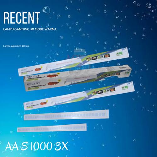 Jual Lampu Gantung Aquarium 1M RECENT AA S1000 3X Lampu aquarium Full ...