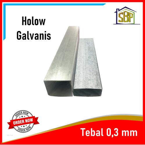 Promo Besi Holo Holow Hollow Galvanis 2x4 Tebal 0,3 mm Rangka Plafon ...