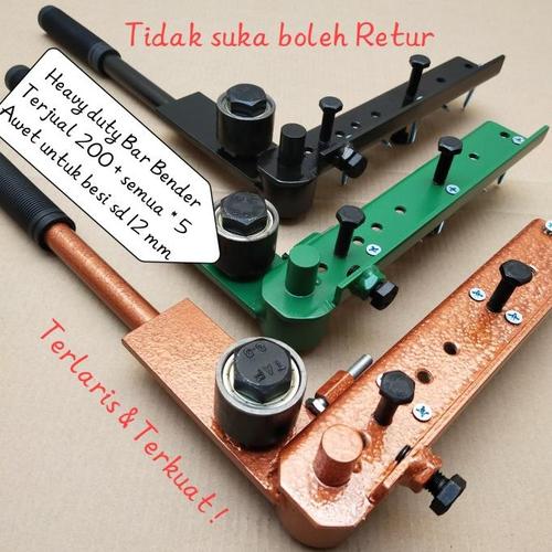 Jual Alat Tekuk Besi 6 -12 mm Plus Sok Pelindung laher - Bending Besi ...