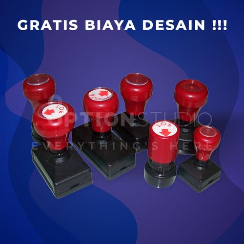 Jual Stempel/Stampel Otomatis Flash 1 Warna Desain Custom Sesuai Selera ...