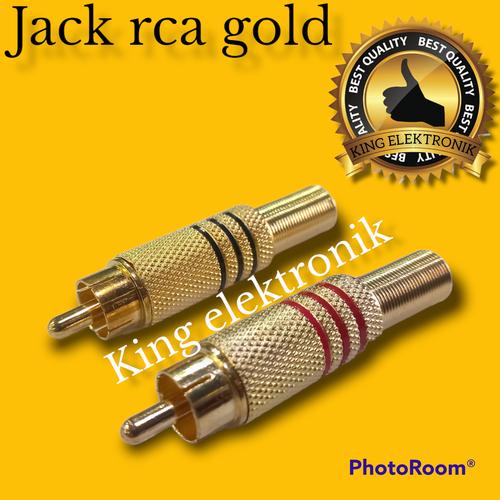 Jual jack rca gold male - Kota Yogyakarta - king elektrkonik | Tokopedia