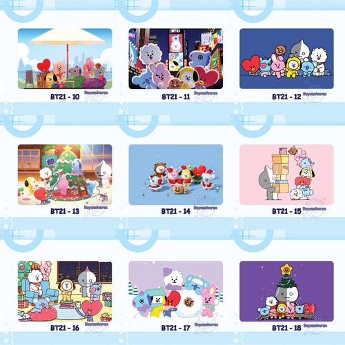 Jual KARTU E-Money MANDIRI BT21 BTS KARAKTER LINE CUTE LUCU ANIME Etoll ...