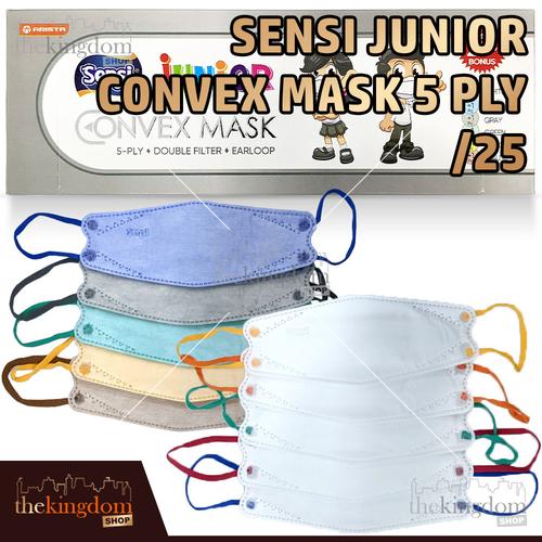 Promo Masker SENSI Convex Mask 5ply Medis ORIGINAL Adult Kids Junior ...