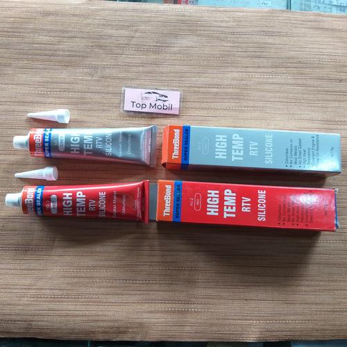 Jual Lem Threebond Tribond High Temperatur RTV Silicone Grey Red 75gr ...
