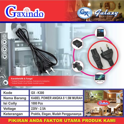 Jual Kabel Power Angka 8 Bagus dan Murah Komputer ON-OFF Dimmer 1M 1.5M ...