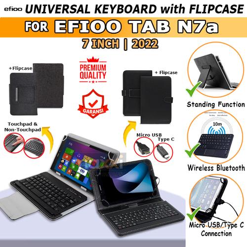 Jual Efioo Tab N7a 7" Keyboard Kibot Kibord Kibod Bluetooth Case Touch ...
