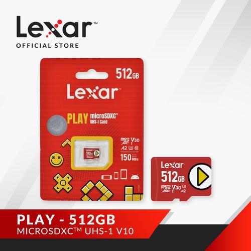 Promo Lexar Play Microsd 512 gb up to 150mbps Cicil 0% 3x - Jakarta ...