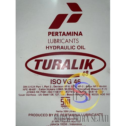 Jual Turalik 48 ISO VG 46 Oli Hidrolis Hidrolik Eceran Literan Ecer 1 L ...