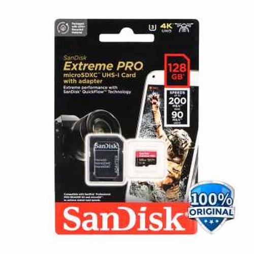 Jual Sandisk 128GB 128 GB Extreme Pro 200 mb/s Memory Micro SD SDXC Card - Jakarta Barat ...