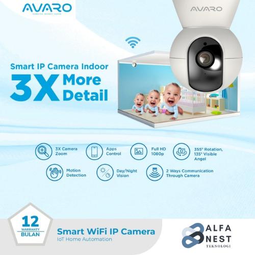 Promo AVARO Smart Indoor PTZ IP Camera CCTV Wifi IoT Home Automation - Kota Bandung - Alfa Nest ...