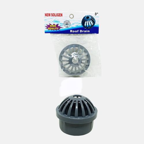 Jual Roof Drain Plastik PVC 3 inch merk Soligen / Saringan Talang Air ...