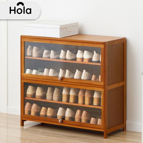 Jual Rak Sepatu Anti Debu Lemari Sendal Susun Minimalis Tempat ...