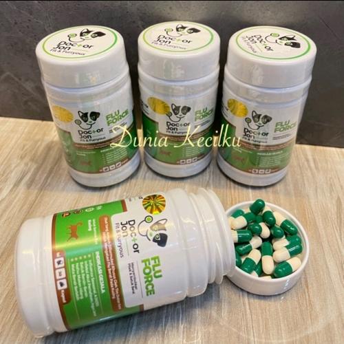 Jual Doctor Jon Flu Force Kucing Obat Flu/Bersin/Ingusan Pada Kucing ...