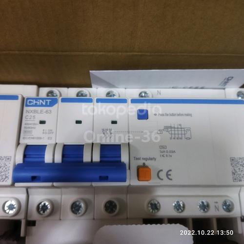 Jual RCBO CHINT ELCB+MCB NXBLE-63 3P+N 16A 25A 32A 6ka 30MA - 3P+N 16A - Jakarta Pusat - Online ...
