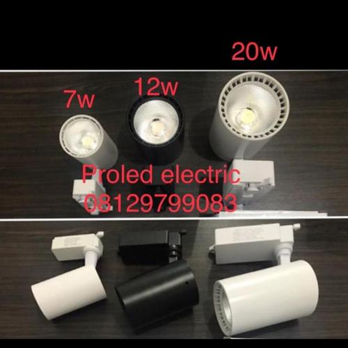 Jual Lampu track rell led spot light 20w 20 w led dekorasi sorot rel ...