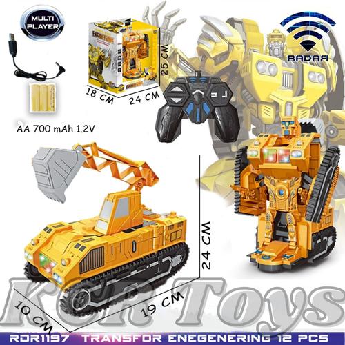 Jual RC Transformer Mobil Robot Beko Excavator Mainan Anak Remote ...