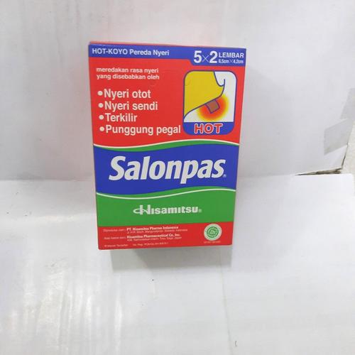 Jual SALONPAS HOT 5×2 LEMBAR BOX ISI 10 SACHET - Jakarta Barat ...