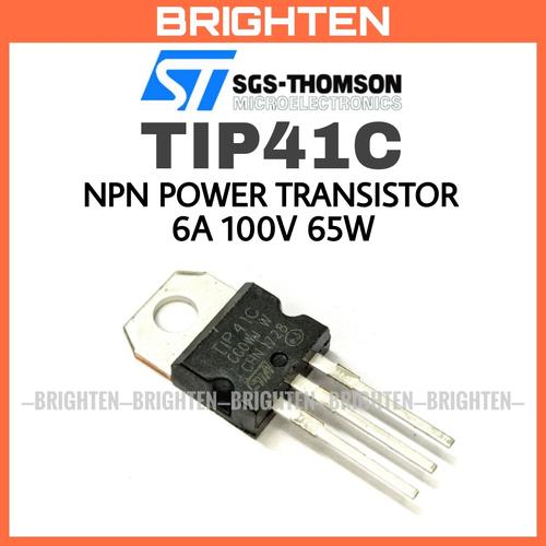 Jual SGS-THOMSON TIP41C NPN Power Transistor TIP41 ST - Kota Bandung ...