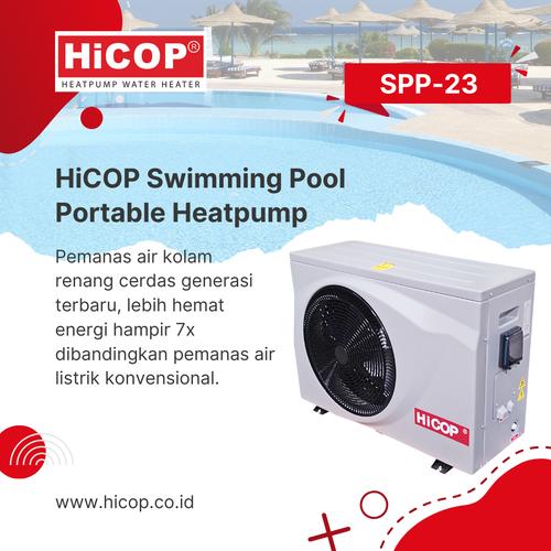 Jual Pemanas Air Kolam Renang HiCOP Swimming Pool Portable Heatpump SPP ...