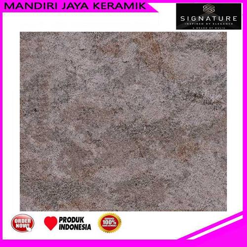 Jual Keramik Lantai Mulia Signature GEOSTONE Grigio / Walnut 40x40 cm ...