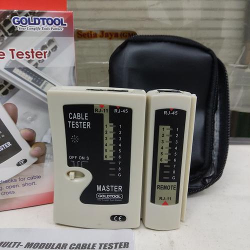 Jual Goldtool TCT-108 Lan Cable Tester RJ11 dan RJ45 - Jakarta Barat ...
