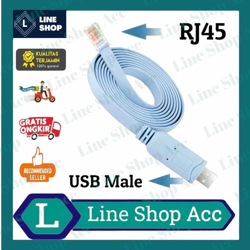 Jual Kabel Console Usb To Rj45 Cable Cisco - Jakarta Pusat - Line Shop ...