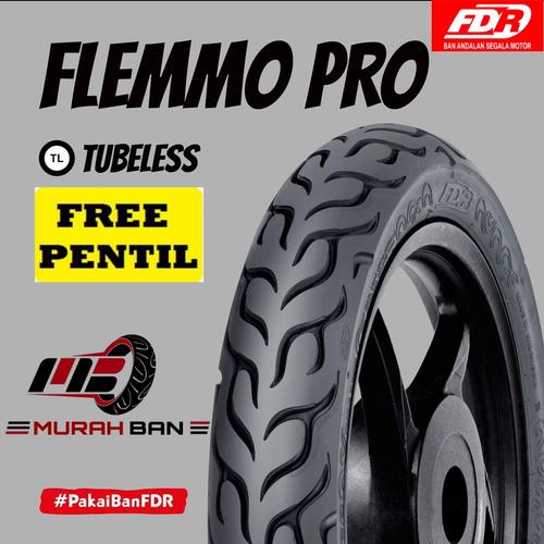 Jual Ban Tubles Bebek FDR flemmo Pro 80/90 17 free pentil untuk motor ...