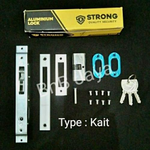 Jual Kunci Pintu Sliding Strong Type Kait / Lurus - Per Set - Kait ...