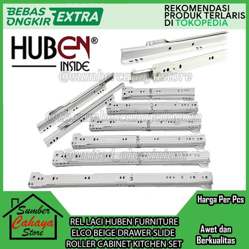 Jual REL LACI ELCO FURNITURE HUBEN BEIGE DRAWER SLIDE ROLER CABINET ...